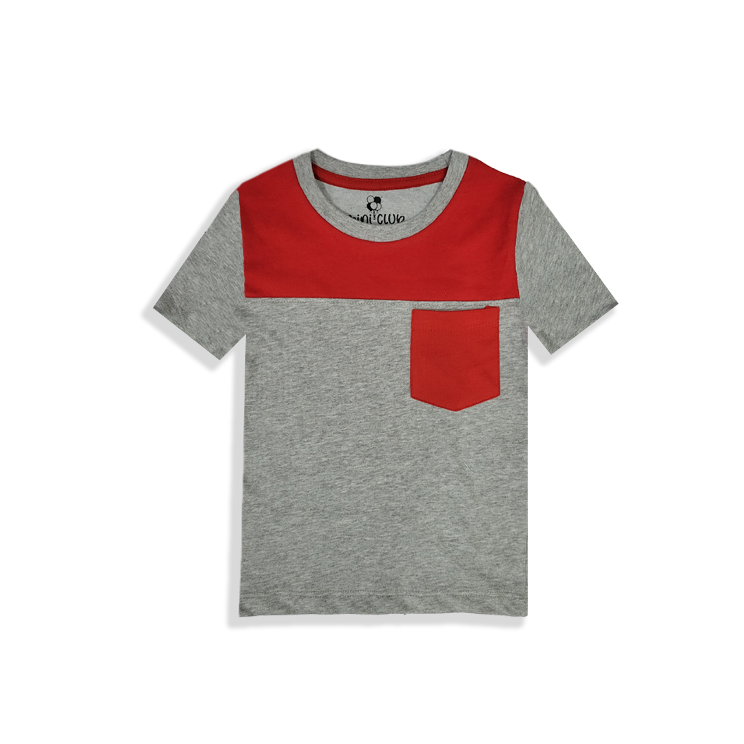 Red pocket kids t-shirt – Mini Club